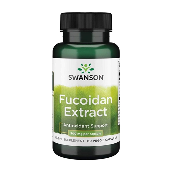 Fucoidan extract swanson 60 capsulas 500mg - BS Nutrition