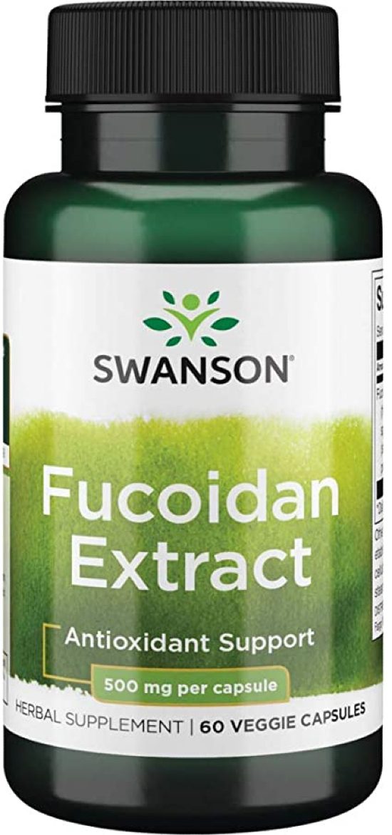Fucoidan extract swanson 60 capsulas 500mg - BS Nutrition