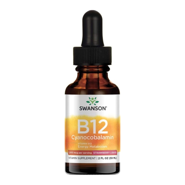 Vitamina b12 sublingual liquida gotitas swanson - BS Nutrition