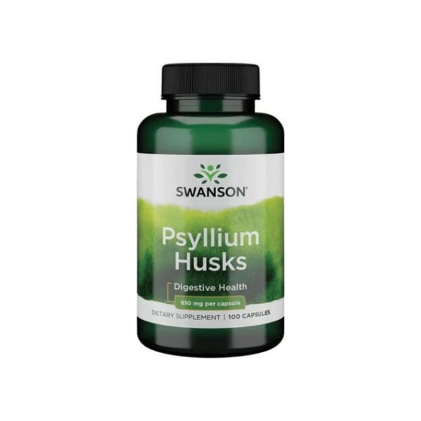 Psyllium Husks psyllium rubio o Ispaghul 100 caps 610mg swanson USA ...