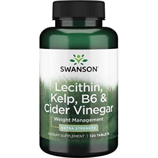 Lecitina Lecithin, Kelp, B-6 & Cider Vinegar adelgazante quemador de ...