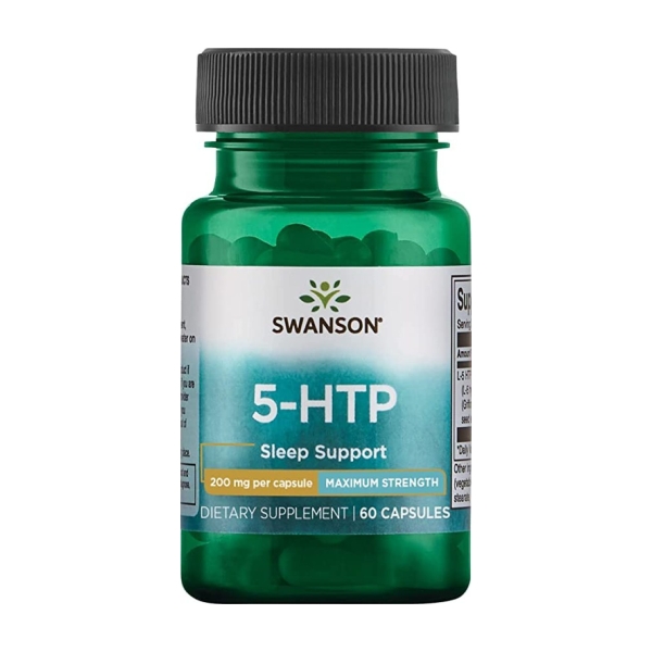 5-htp 5htp 200mg 60 Caps Potencia Maxima - BS Nutrition