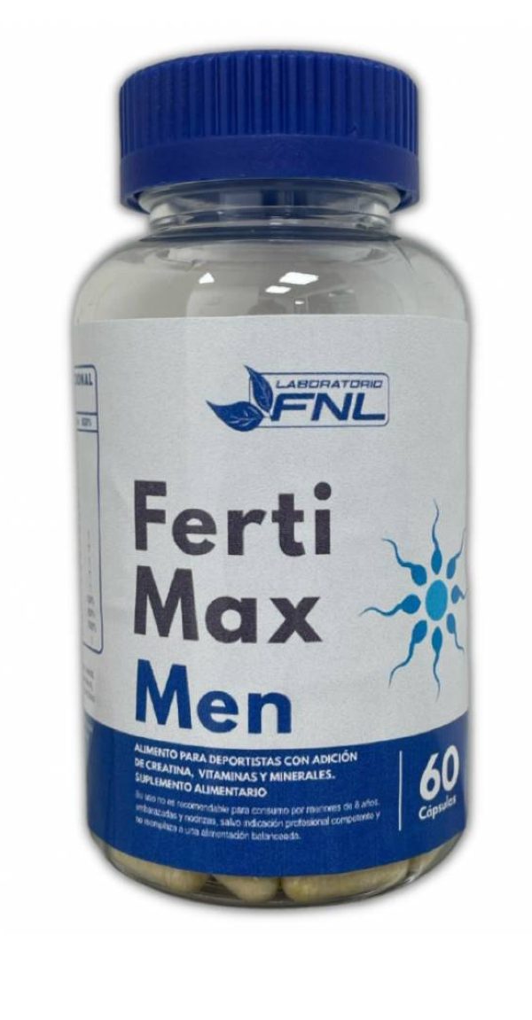 Fertimax Men Fertilidad Hombre Masculina 60 capsulas - BS Nutrition