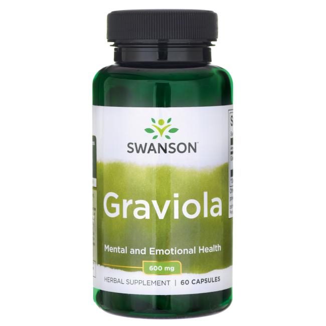 Graviola 600mg 60caps swanson usa - BS Nutrition