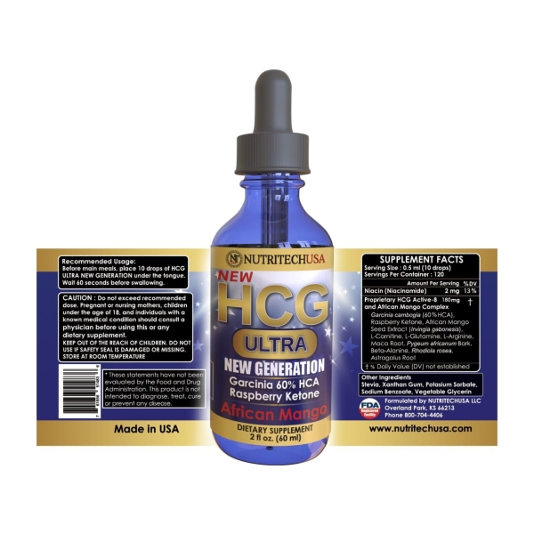 Hcg ultra concentrated maximum strenght 2019 potenciada nutritechusa ...