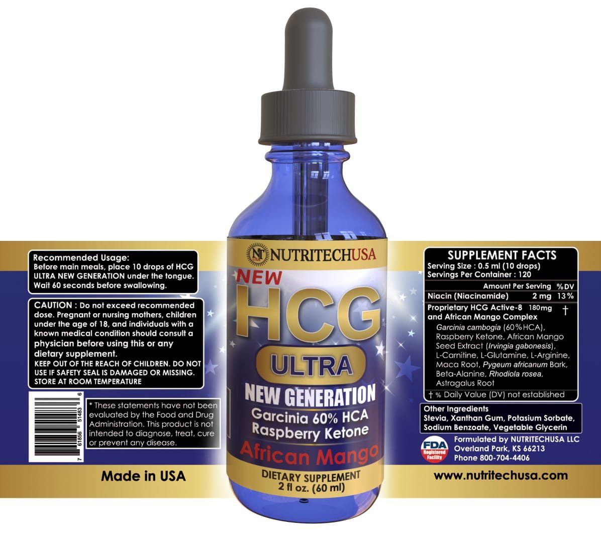 Hcg ultra concentrated maximum strenght 2019 potenciada nutritechusa ...