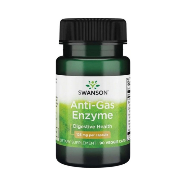 Anti gas enzyme enzima digestiva antigas swanson 90caps - BS Nutrition