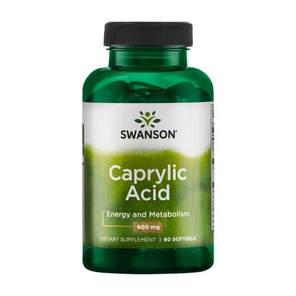 Acid caprylic acido caprilico swanson 600mg - BS Nutrition
