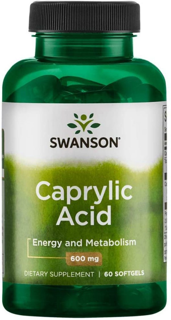 Acid caprylic acido caprilico swanson 600mg - BS Nutrition
