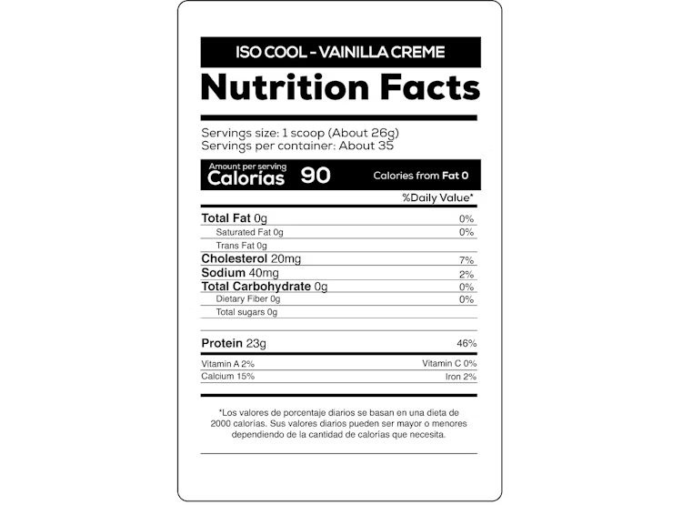 proteina iso cool ultimate nutrition 2lbs - BS Nutrition